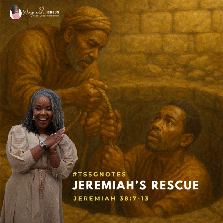 #TSSGNotes – 📚💙🙌🏽 Jeremiah's Rescue – November 2, 2025
